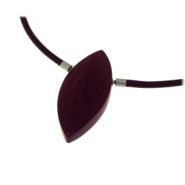 Anhänger aus Amaranth Holz mit Wechselschließe aus der Kayu Kollektion ...